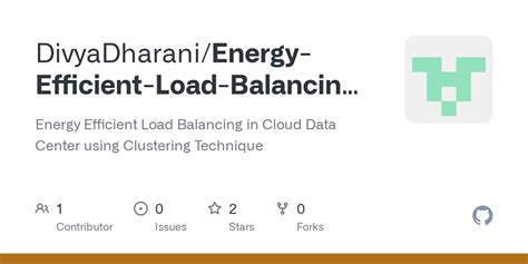 github divyadharani energy efficient load balancing in cloud data centers energy efficient