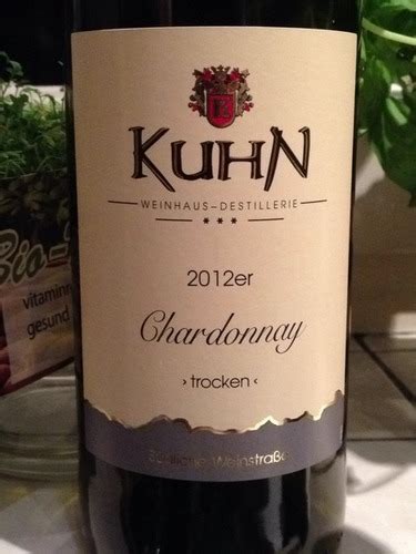 Weingut Werner Kuhn Chardonnay Trocken Vivino US