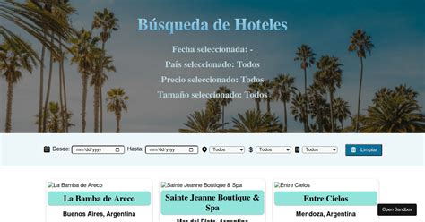 Hotel Reservation Codesandbox
