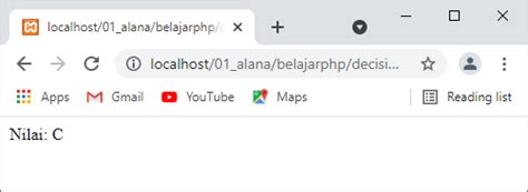tutorial php 6 percabangan decision pada php