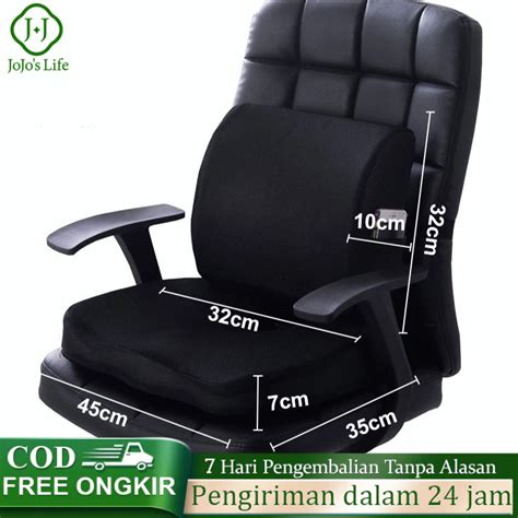 Jual Bantal Duduk Kursi Kantor Bantal Alas Duduk Bantal Punggung Memory