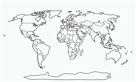 Doodle Freehand Drawing Of World Map Vector Art At Vecteezy