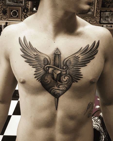 Tatuagem No Peito Masculina 100 Ideias E Desenhos Espetaculares