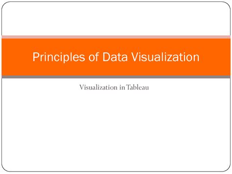 SOLUTION Data Visualization And Edward Tuftes Principles Presentation