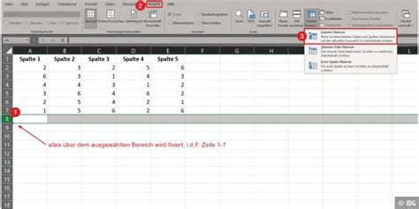 Excel Zeilen Und Spalten Fixieren So Geht S Pc Welt
