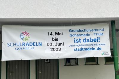 STADTRADELN WIR SIND DABEI Grundschulverbund Scharmede Thüle