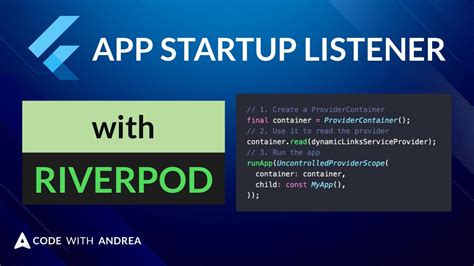 flutter riverpod how to register a listener during app startup r flutterdev