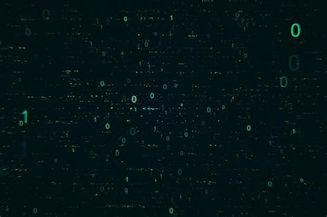 premium photo creative dark binary code backdrop computing and hacking concept
