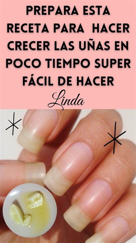 Pin en Crecer las uñas