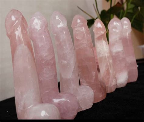 Rose Quartz Crystal Dildo Rainbow Fluorite Crystal Dildo Etsy