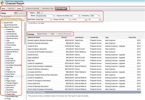 How To Use Salesforce Report Builder