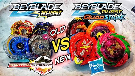Beyblade Burst Wave 4 SwitchStrike Vs QuadStrike Old School Vs New