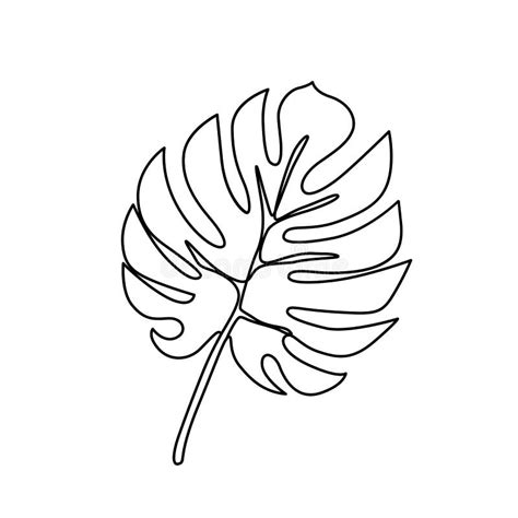 Tropical Leaf Outline