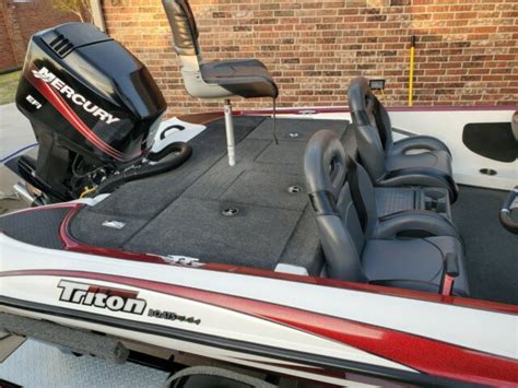 Triton TR186 Dual Console Bass Boat W Mercury 150 EFI 116hrs For Sale