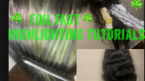 Highlight TUTORIAL FOIL PLACEMENT STEP BY STEP Highlights Foil