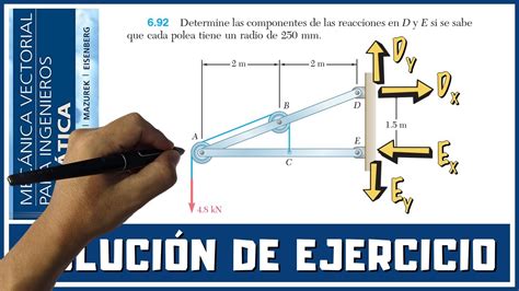 ESTÁTICA EJERCICIO 6 92 Mecánica Vectorial para Ingenieros Beer