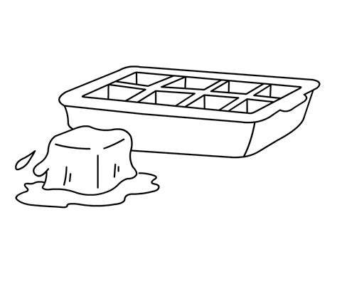 Desenho De Cubos De Gelo Para Colorir Tudodesenhos