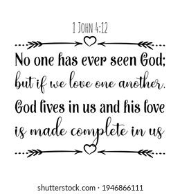 No One Has Ever Seen God Stock Vector Royalty Free 1946866111