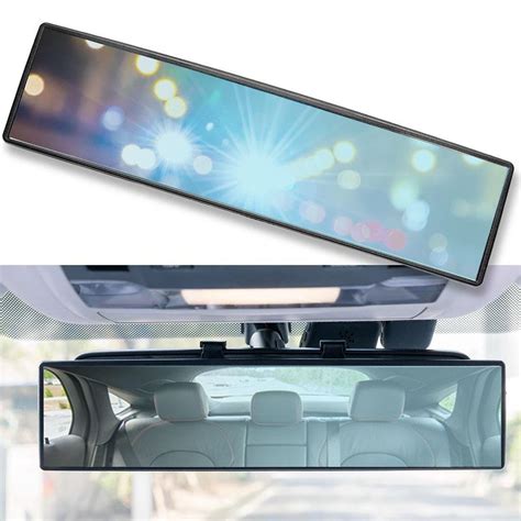Car Rear Mirror Wide Angle Rearview Mirror 300mm 12 Wide Convex Curve