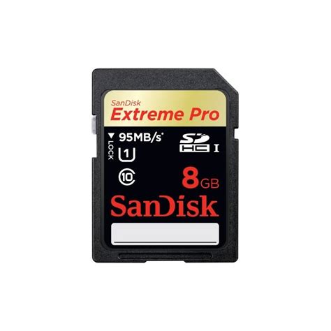 SanDisk Extreme Pro 8 GB SDHC UHS I Card