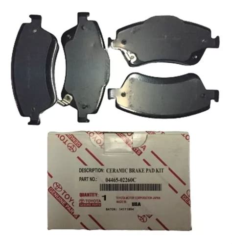 Pastillas De Frenos Delanteras Toyota Corolla 2013 2014 MercadoLibre