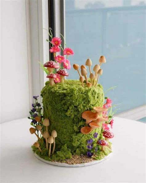 Mushroom Chocolate Cupcakes With Edible Moss Artofit
