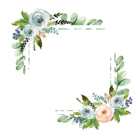 Flower Border Designs For Wedding Cards