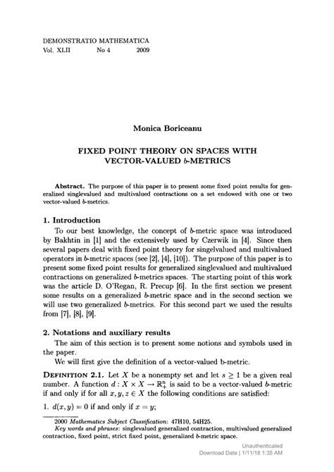 pdf fixed point theory on spaces with vector valued b metrics