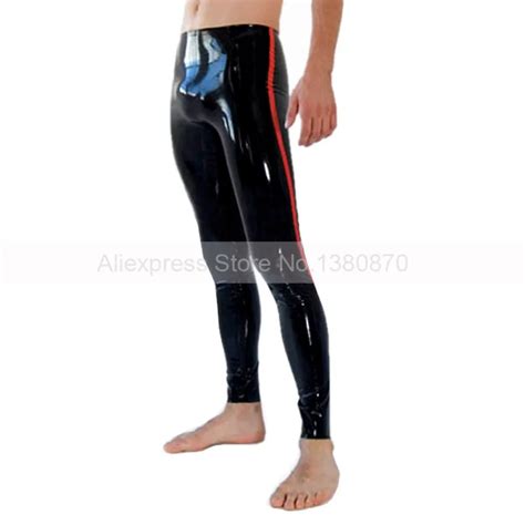 Male Latex Tight Pants Rubber Costumes Leggings Trousers Plus Eu Size Custom Made S Ltm021tight