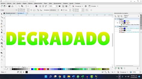 Como Aplicar Degradado A Un Texto Editable En Corel Draw Tutorial Corel
