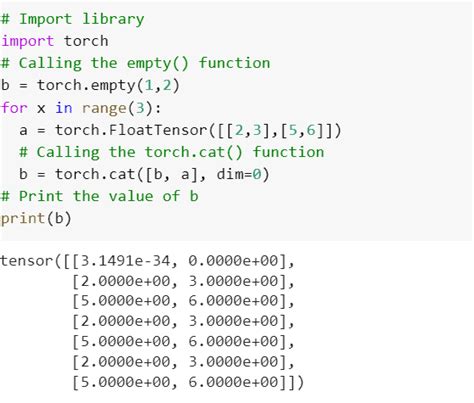 Create Pytorch Empty Tensor Python Guides