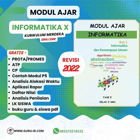 modul ajar informatika kelas 10 sma kurikulum merdeka