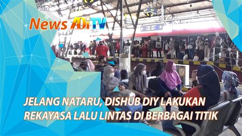 JELANG NATARU DISHUB DIY LAKUKAN REKAYASA LALU LINTAS DI BERBAGAI