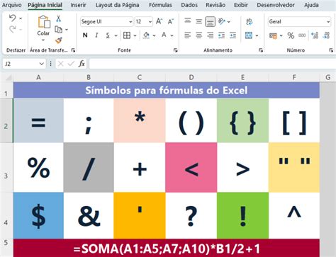 Simbolo De En Excel Image To U