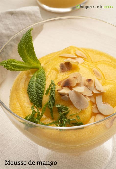 Mousse de mango por Eva Arguiñano