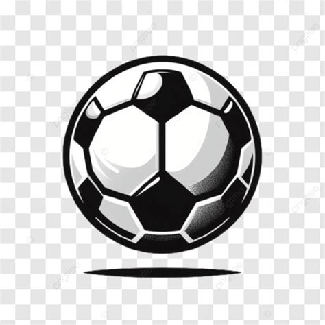 Vector Soccer Ball On White Background European Football Logo Design