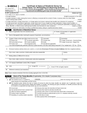 Fillable Online Form W 8BEN Certificate Of Foreign Status Of Beneficial