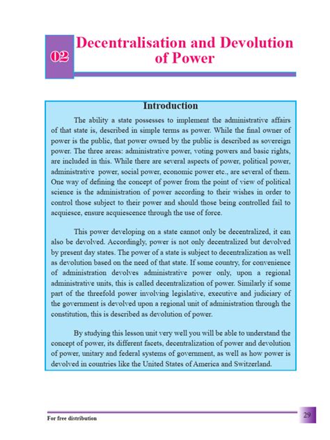 decentralisation and devolution pdf devolution sovereignty