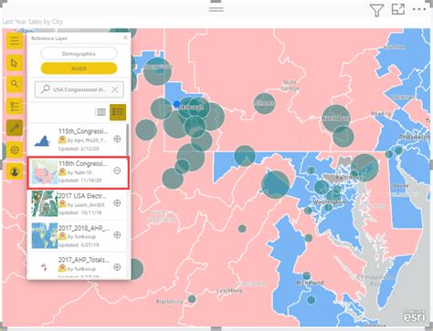 Create An ArcGIS Map In Power BI Power BI Microsoft Learn