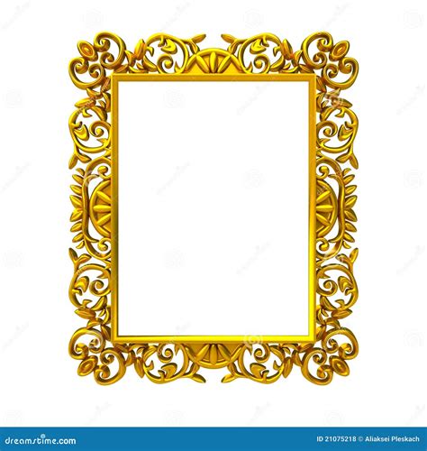 Decorative Gold Frame Royalty Free Stock Photos Image
