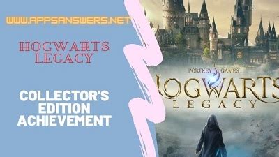 Harry Potter Hogwarts Legacy Collectors Edition Achievement Apps