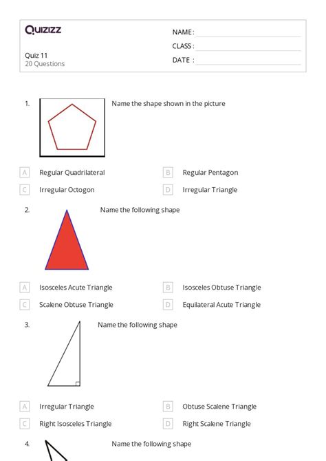Regular And Irregular Polygons Worksheets On Quizizz Free Printable