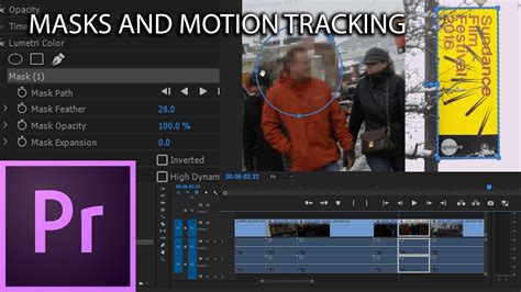 E34 Masks And Motion Tracking Adobe Premiere Pro CC 2017 YouTube