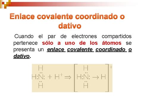 Caracteristicas Y Propiedades Del Enlace Covalente Coordinado Lios