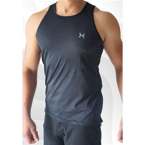 Camiseta Regata Masculina Fenda Lateral Dry Fit Longline Casual