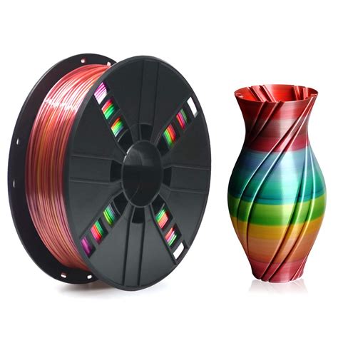 ERYONE Rainbow PLA Filament 1 75mm Filament For 3D Printer 1kg Spool