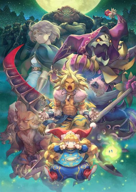 Kevin And Charlotte Story Art Trials Of Mana Remake Art Gallery