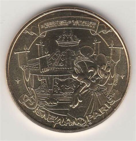 A 2021 TOKEN MEDAILLE MONNAIE DE PARIS 77 N23 DISNEYLAND DISNEY