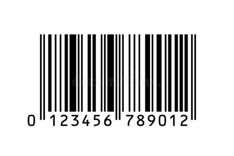 Barcode Isolated On White Background Stock Vector Illustration Of