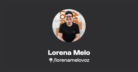 Lorena Melo Instagram Facebook Tiktok Linktree